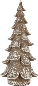 Dekorace vánoční perníkový stromek Gingerbread Tree - 19*19*40 cm