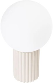 Sollux SL.1721 - Stolní lampa HALO 1xG9/8W/230V pr. 12 cm krémová