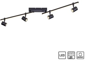 Paul Neuhaus 6525-18 - LED Bodové svítidlo BARIK 4xGU10/4,5W/230V + LED/10W
