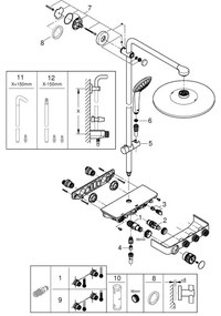 GROHE 26507000 - Sprchový systém EUPHORIA SMARTCONTROL 310 DUO lesklý chrom