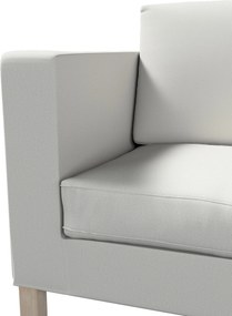 Potah na pohovku IKEA  Karlanda 2-místná, krátký barva šedá látka pletený vzor