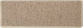 Samolepicí rohože na schody Sisal-Look 30 ks 65x21x4 cm Písek 3365891