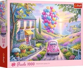 TREFL Puzzle Romantická jízda / 1000 dílků / 68,3 x 48 cm