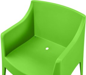 Sada 4 ks židle Bartal – zelená