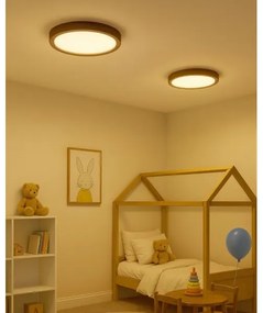 LED Stropní svítidlo LED/24W/230V 3000/4000/6500K pr. 30 cm hnědá