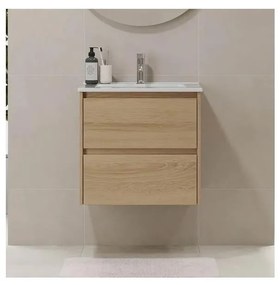 BATH DELUXE Koupelnová skříňka s umyvadlem LYKE 60 cm dub 77-060-11-86-00