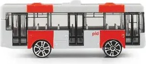RAPPA 241107 Kovový autobus PID Praha červený 8 cm / od 3 let