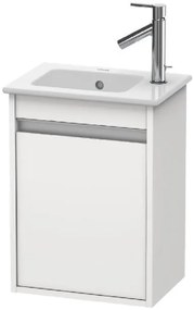 Duravit Ketho - Umyvadlová skříňka 550x400x285 mm, pravá, lesklá bílá KT6417R2222