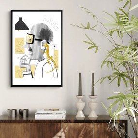 Milan Starý | Chovatel Rám: Černý, Velikost: 100 x 70 cm