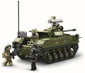 Sluban Model Bricks M38-B1250 Tank BMD-2S v měřítku 1:35
