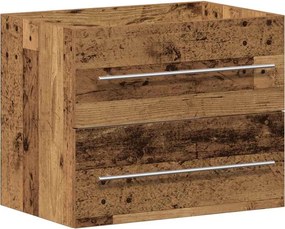 Skříňka pod umyvadlo 2 ks Staré dřevo 60 x 38,5 x 48 cm 3332496