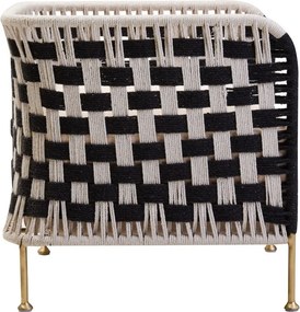 Černobílé křeslo Satna – Premier Housewares