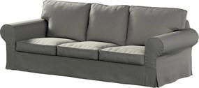 Potah na pohovku IKEA  Ektorp 3-místná, nerozkládací barva šedá látka pletený vzor