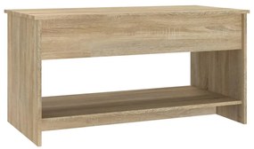 Konferenční stolek dub sonoma 102x50x52,5 cm kompozitní dřevo - Default Title
