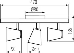 Svítidlo Kanlux ENALI EL-3I B GU10 28767