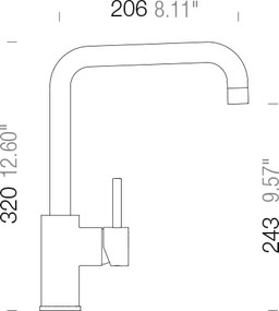 Schock Baterie dřezu FONOS Chrome pevné ramínko