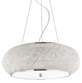 Závěsné svítidlo Ideal lux 082196 PASHA SP10 CROMO 10xE14 40W Závěsná svítidla