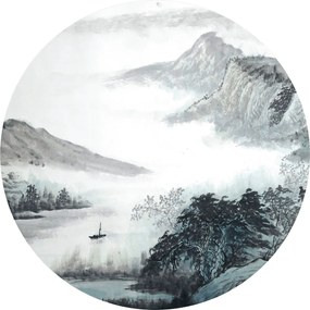 Samolepicí fototapeta CR3316 Oriental Watercolor 140 x 140 cm