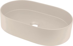 Deante Silia, granitové umyvadlo na desku 550x350x125 mm, béžová, DEA-CQS_5U6S