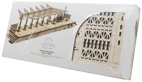 Ugears 3D dřevěné mechanické puzzle Železniční nástupiště