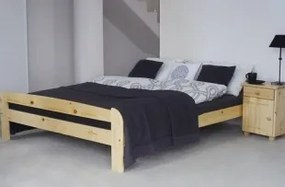 Eoshop Dřevěná postel Ania 160x200 + rošt ZDARMA - borovice