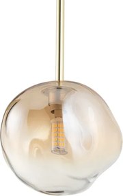 BRILAGI - Lustr na lanku VULCANO 1xG9/8W/230V pr. 15 cm zlatá/kouřová béžová