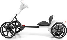 Elektrická motokára s dálkovým ovládáním a LED efekty GOKART BOLT Milly Mally white