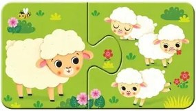 Ravensburger Moje první puzzle Zvířátka a mláďata 9x2 dílků / od 2 let