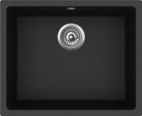 Aquastone LUNO 60 U černá metalická
