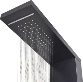 vidaXL Sprchový panel set hliníkový matný [142373] Barva: Stříbrná