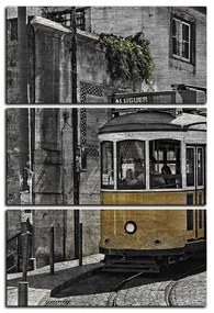Obraz na plátně - Historická tramvaj  - obdélník 7121QB (120x80 cm)