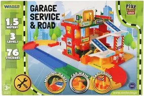 WADER Garáž servis 3 patra / Dráha 1,5 m / Plast / od 3 let