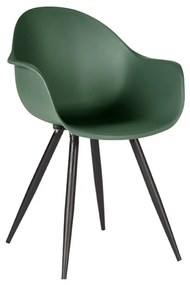 Jídelní židle Luca - zelený plast