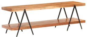 TV stolek 160 x 40 x 50 cm masivní akáciové dřevo 320500