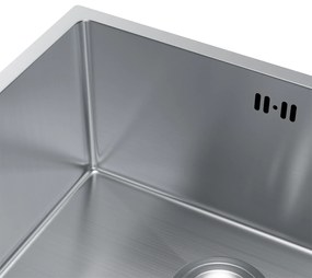 Erga HD, 1-komorový ocelový dřez 490x440x210 mm, ocelová, ERG-MLS-HD4944