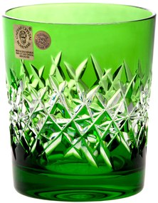 Sklenička Hoarfrost, barva zelená, objem 290 ml