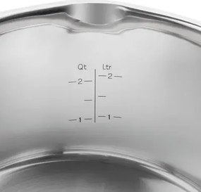 Zwilling Simplify Sada hrnců stříbrno-černá 5 ks / nerezová ocel