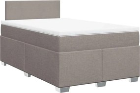 Box spring postel s matrací taupe 120x190 cm textil 3285824
