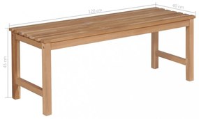 Zahradní lavice teak Dekorhome 150 cm