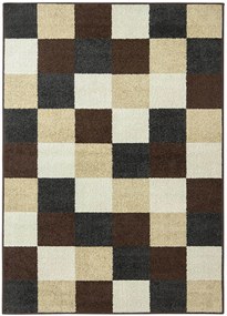 Koberce Breno Kusový koberec LOTTO 923/FM7X, Hnědá, Vícebarevné, 133 x 190 cm