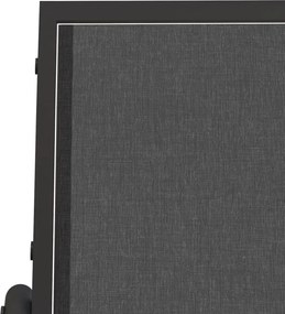 3dílná zahradní sedací souprava glider černá textilen a ocel 3187943