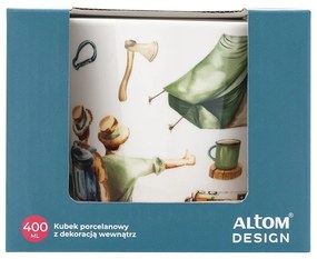 Altom Porcelánový hrnek Cestovatel v dárkovém balení, 400 ml