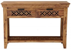 Indický nábytek - Konzolový stůl Mira 110x76x35 z indického masivu palisandr Only stain