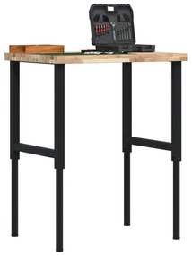 Pracovní stůl 80 x 60 x (73–99,5) cm masivní akácie obdélníkový 3309690