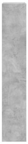 Botník se 4 výklopnými zásuvkami betonově šedý 60x34x187,5 cm - Default Title