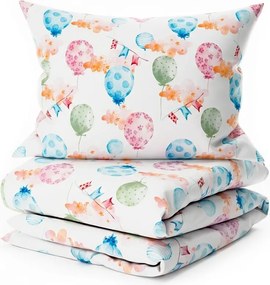 Bavlněné povlečení do postýlky Renforcé BALUNEA bílé Rozměr povlečení: 45 x 65 cm | 90 x 135 cm