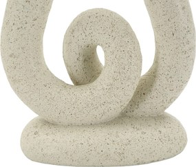 Designový svícen Stons 20 cm krémový