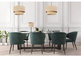 Stolní lampa Juta, 1x jutové stínítko, (výběr ze 2 barev konstrukce), n