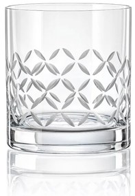 Crystalex - Bohemia Crystal Sklenice na Whisky Barline 280 ml, matný brus BM778, 4 ks