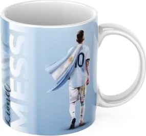 Keramický hrníček Messi a Vlajka 450ml